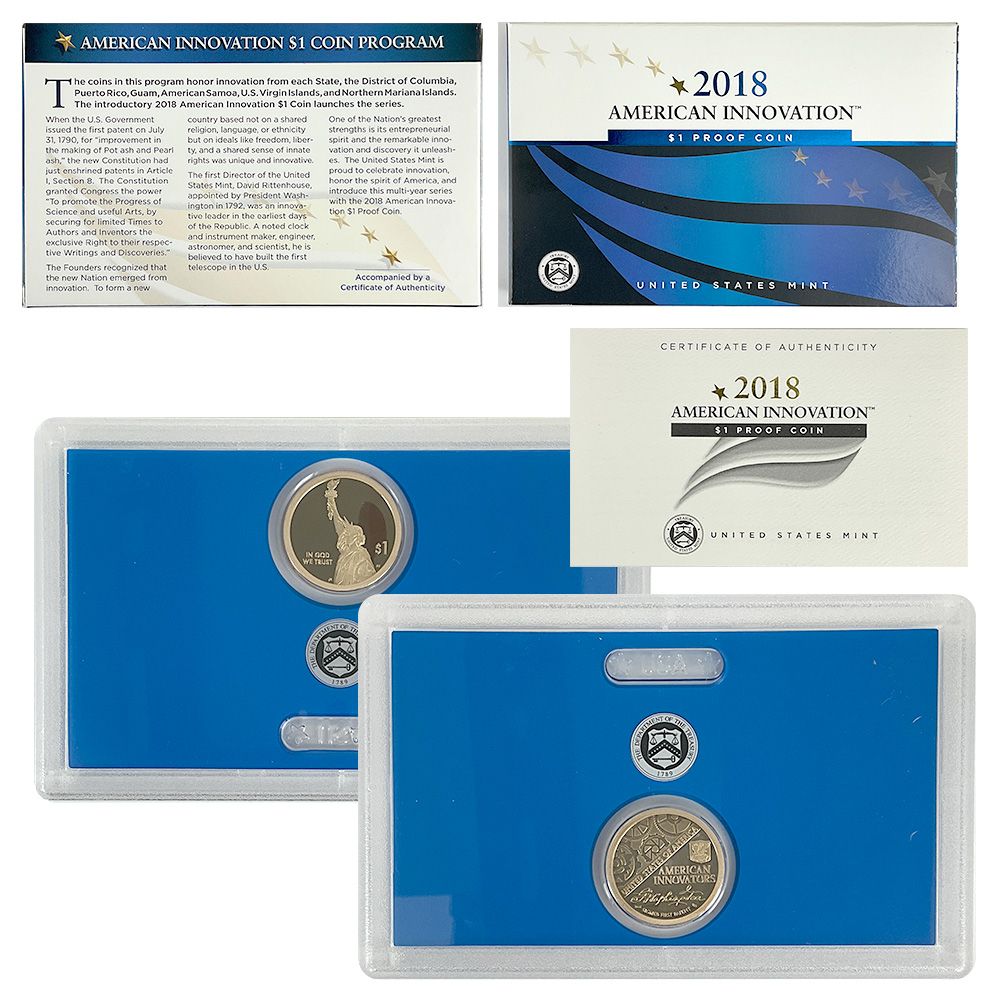 2018 – 2022 Proof Innovation Dollars | US Coins | Csnmint.com