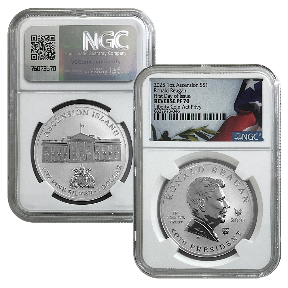 2025 Ronald Reagan Gold & Silver Coin Set | US Coins | Csnmint.com