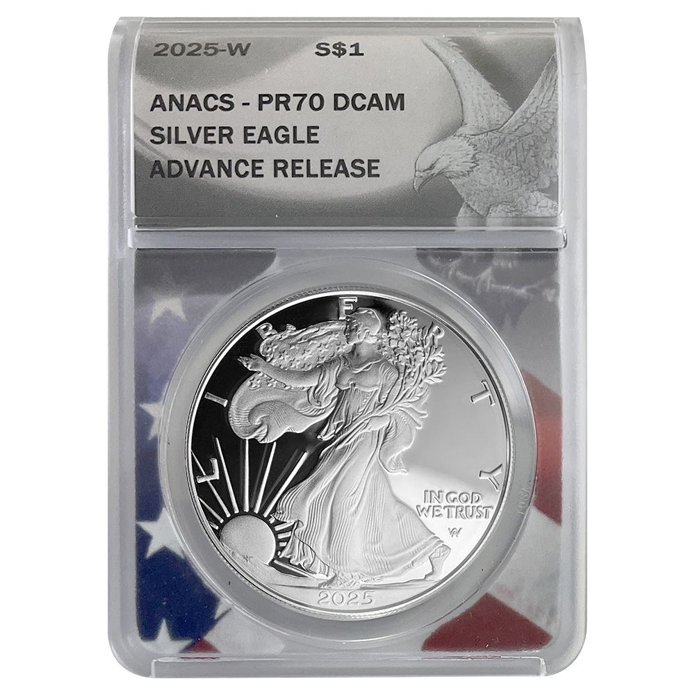 2025-W Proof Silver Eagle x5 - Advanced Release | US Coins | Csnmint.com