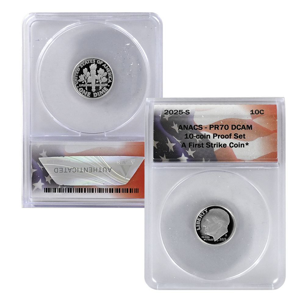 2025-S 10-Coin Proof Set - PR70 1st Strike | US Coins | Csnmint.com