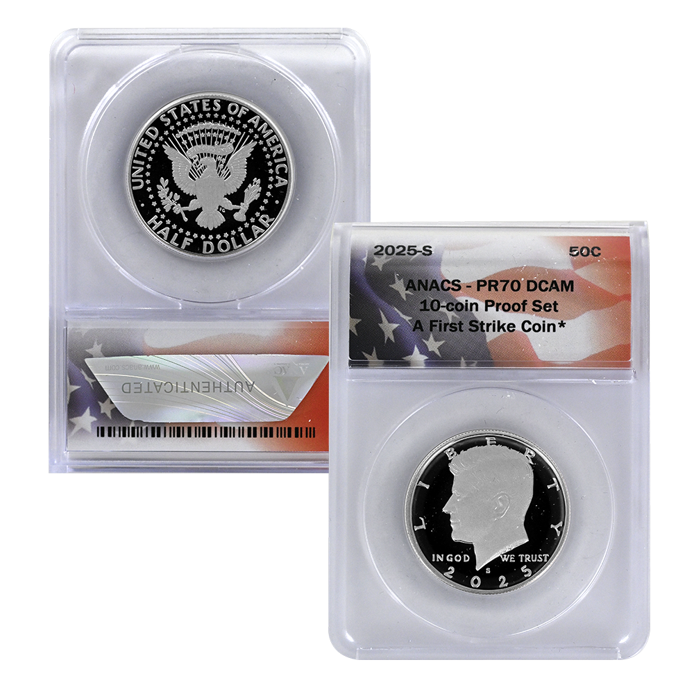 2025-S 10-Coin Proof Set - PR70 1st Strike | US Coins | Csnmint.com