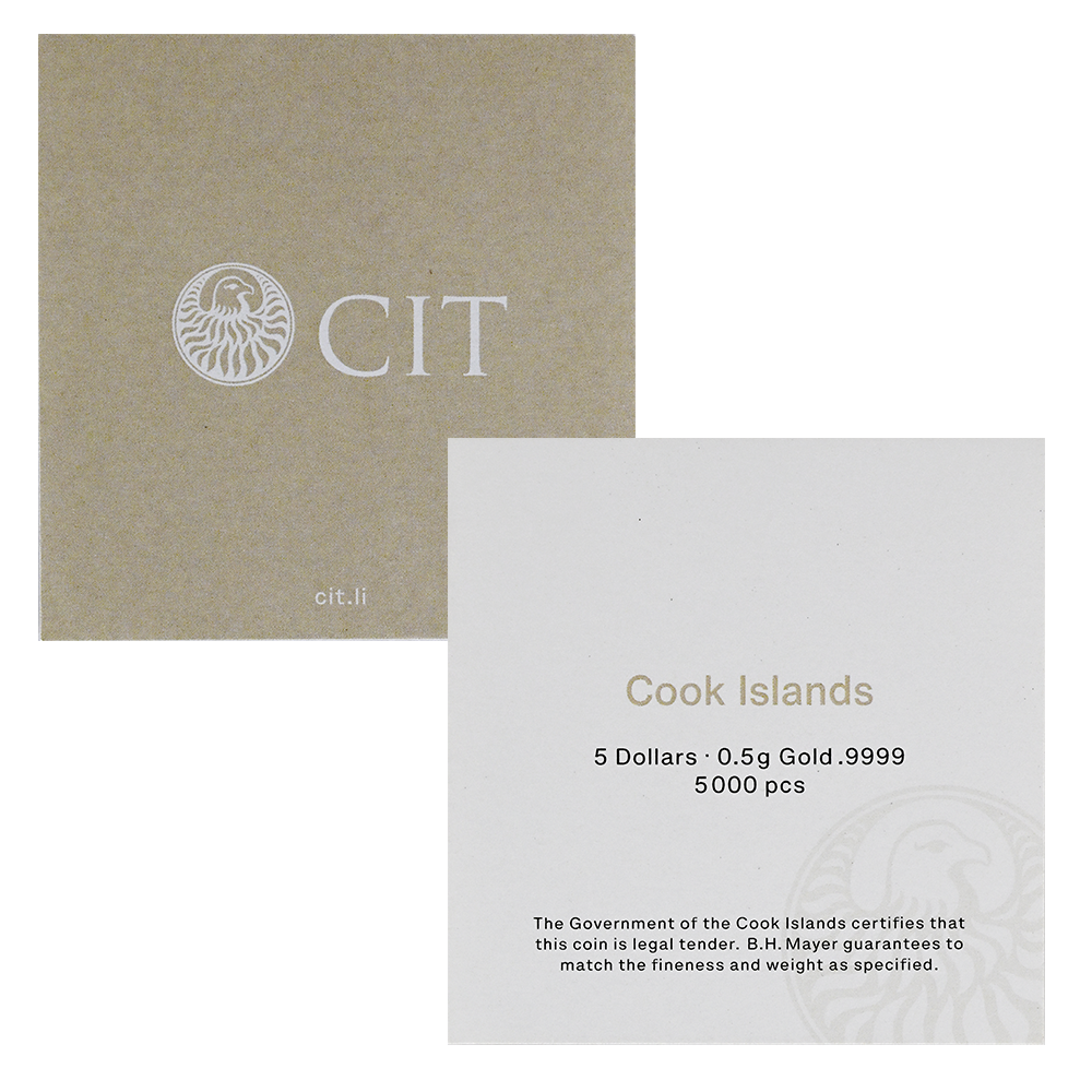 2025 .5G Gold Lion Silk Finish | US Coins | Csnmint.com