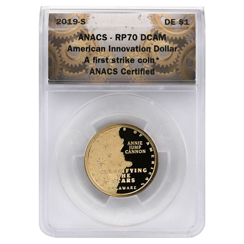 2019 Reverse Proof Delaware American Innovation Dollar RP70 | US Coins ...