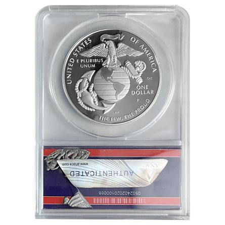 2025 Marine Corps Commemorative 1oz Silver Coin – PR70 | US Coins ...