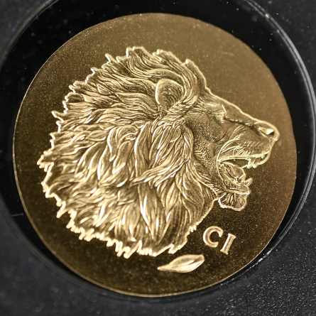 2025 .5G Gold Lion Silk Finish | US Coins | Csnmint.com