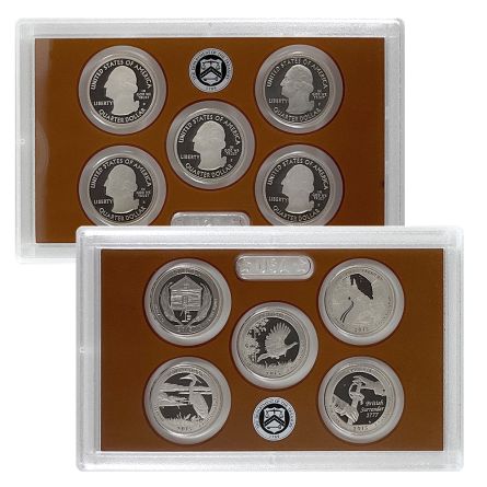 2015-S Clad Proof Set with BONUS P&D Presidential Dollars | US Coins ...