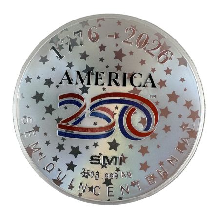 America 250th Anniversary 250g Silver Commemorative | US Coins ...